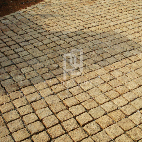 Yellow Granite Cobblestone | PG Stone & Decor