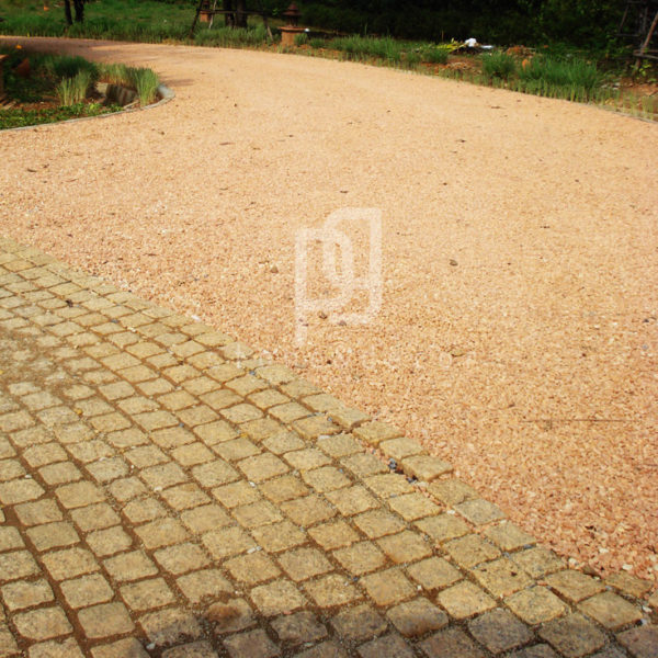 Yellow Granite Cobblestone | PG Stone & Decor