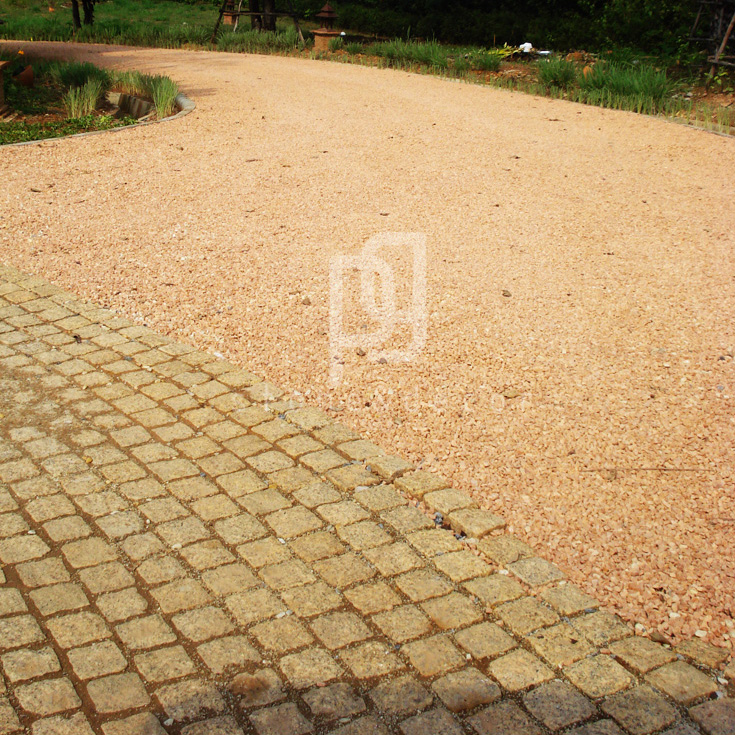 Yellow Granite Cobblestone | PG Stone & Decor