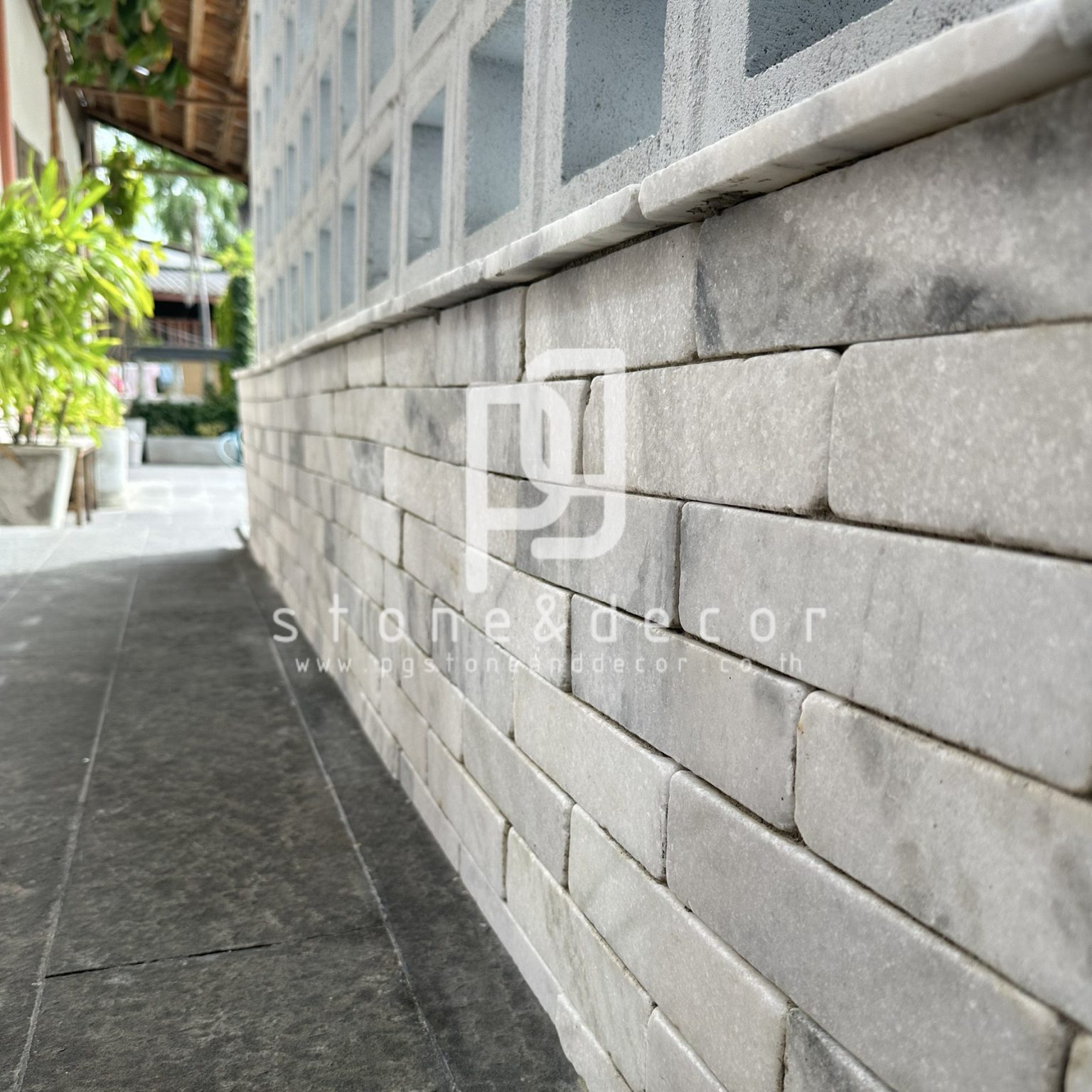 Majestic White Tumbled | PG Stone & Decor
